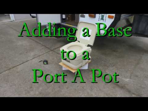 Adding a Base to a Port A Pot - YouTube