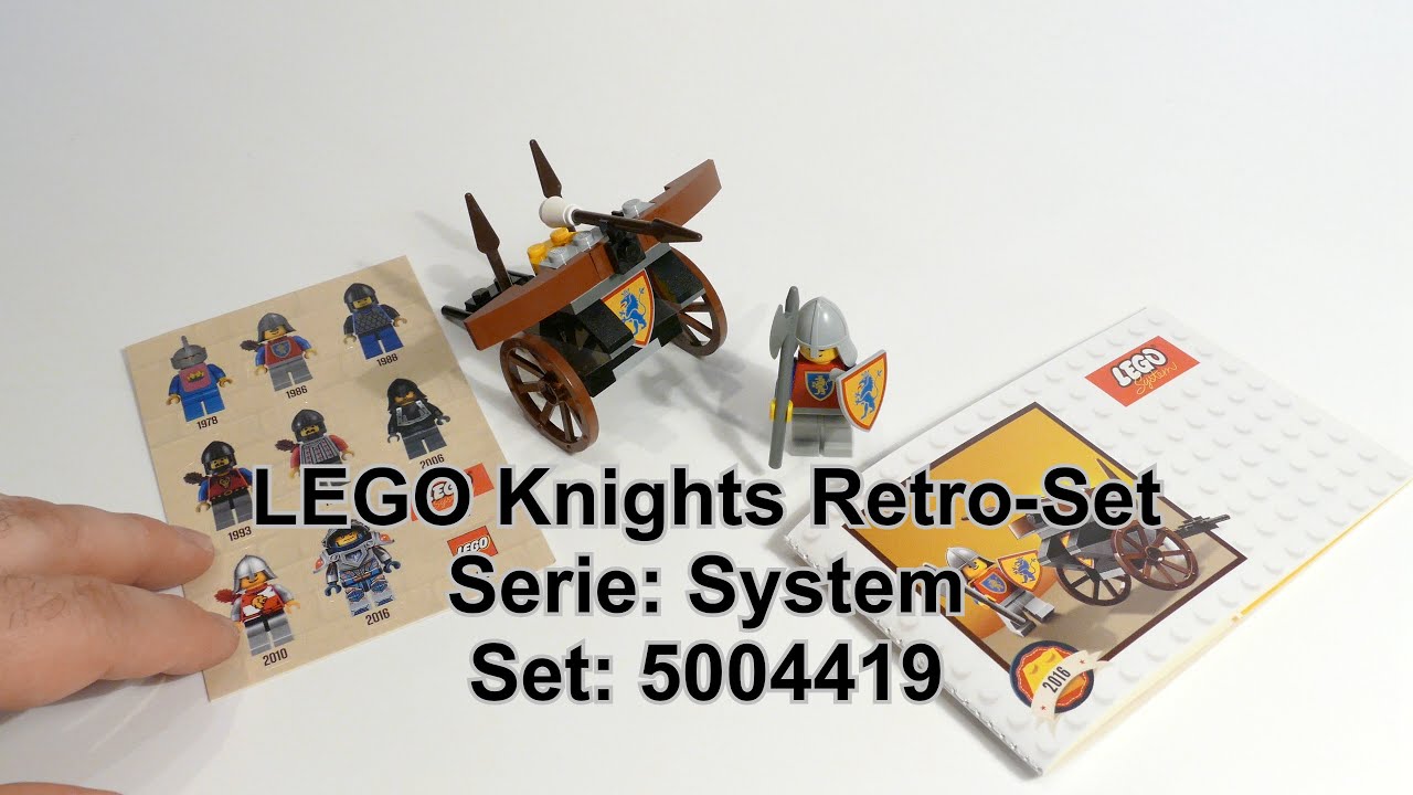LEGO Knights Retro-Set 5004419 (Ritter Review deutsch 4K) - YouTube