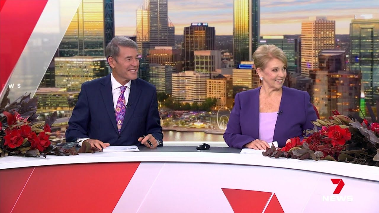 TVW Seven News Perth - Rick Ardon and Susannah Carr 40 years (February ...