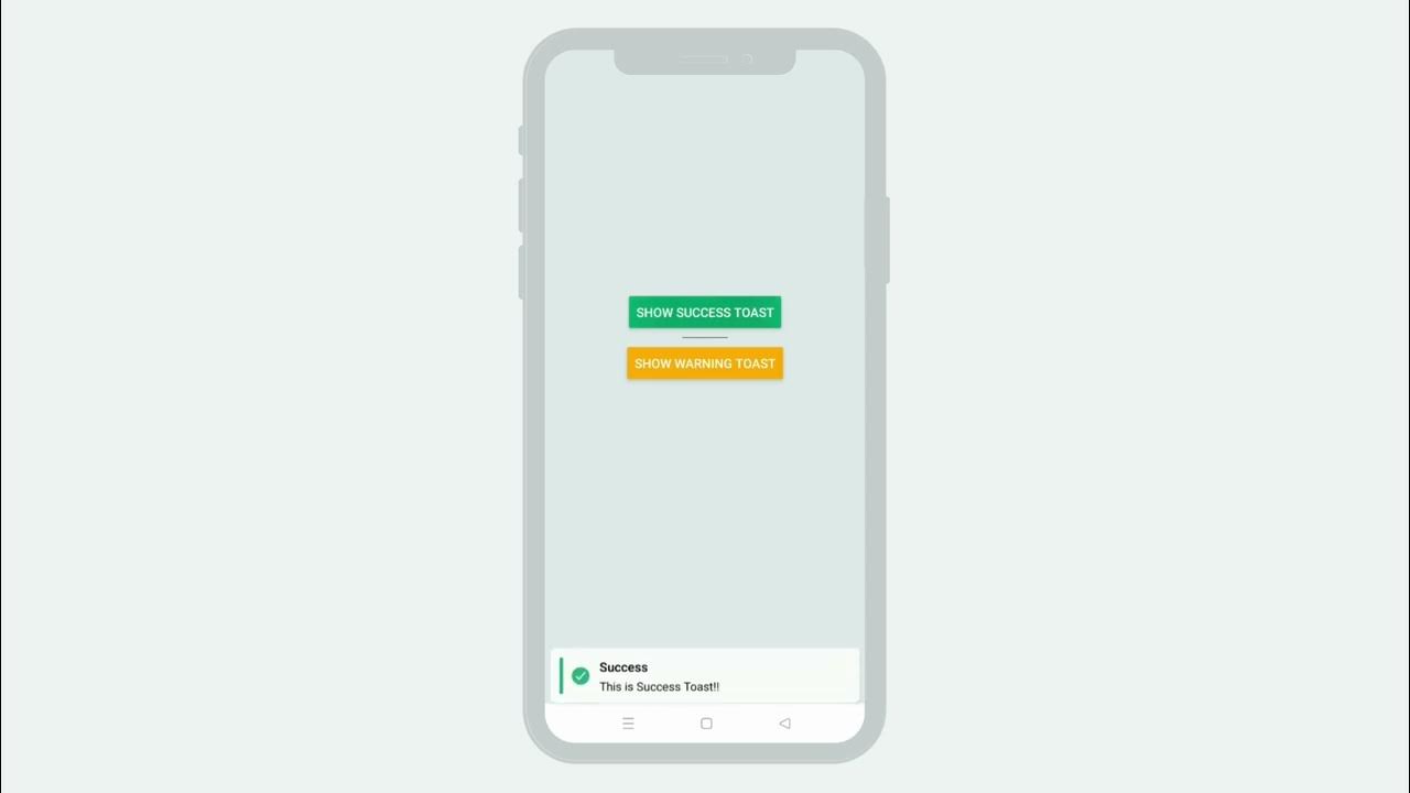 Create Animated Custom Toast In React Native Toast Message Youtube