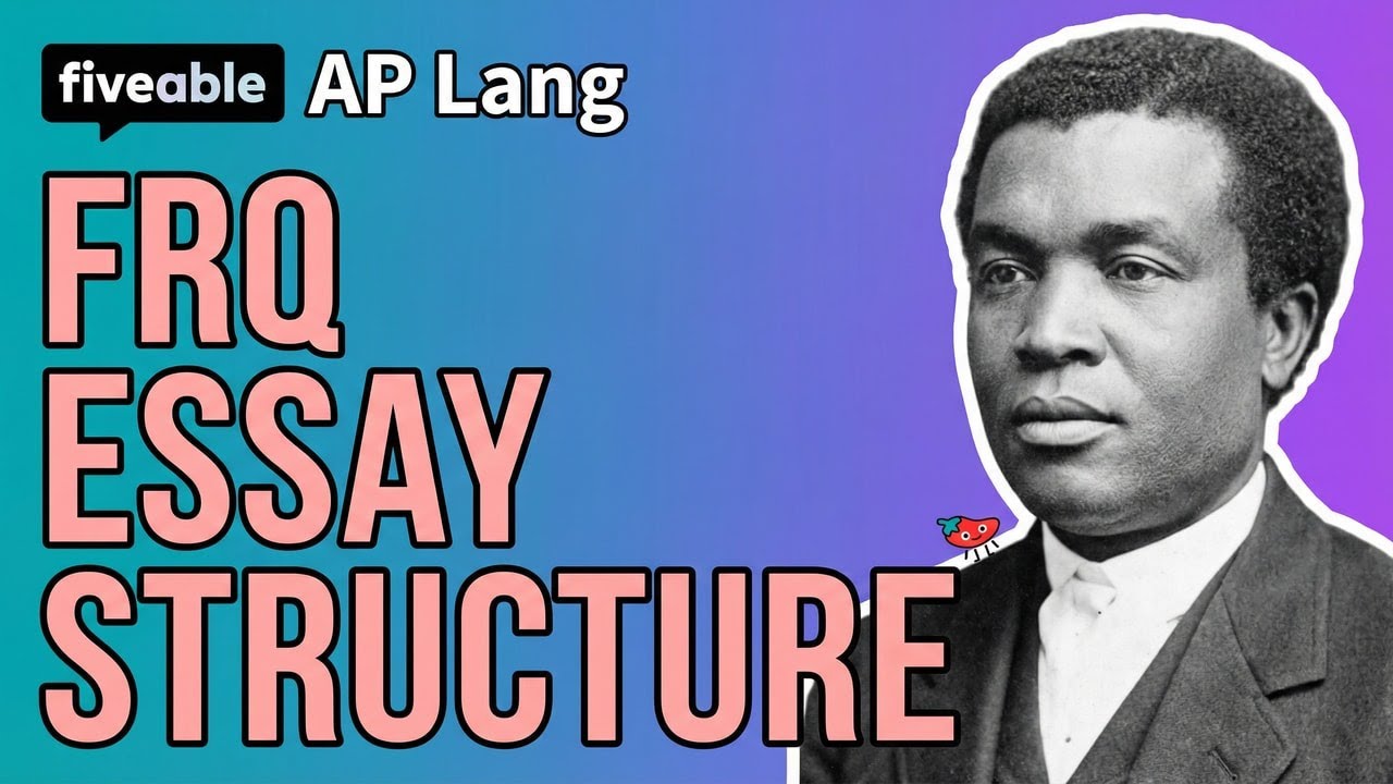 AP Lang CRAM – FRQ Strategies & Essay Structure | Fiveable Cram Archive