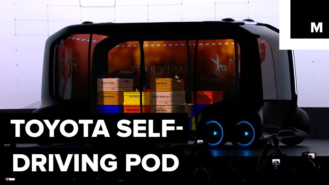 This Self-Driving Pod is Toyota's New Concept Vehicle - YouTube