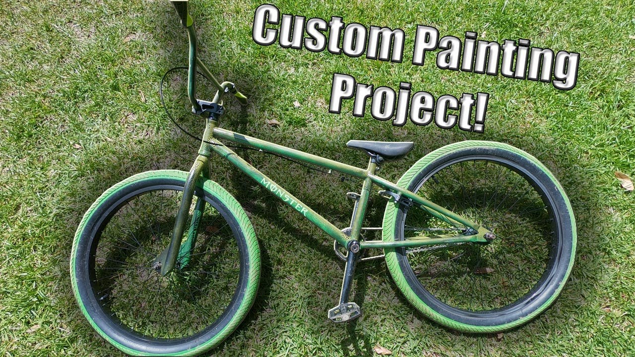 Custom Monster Themed Bike Project (inspired by ETOE) - YouTube