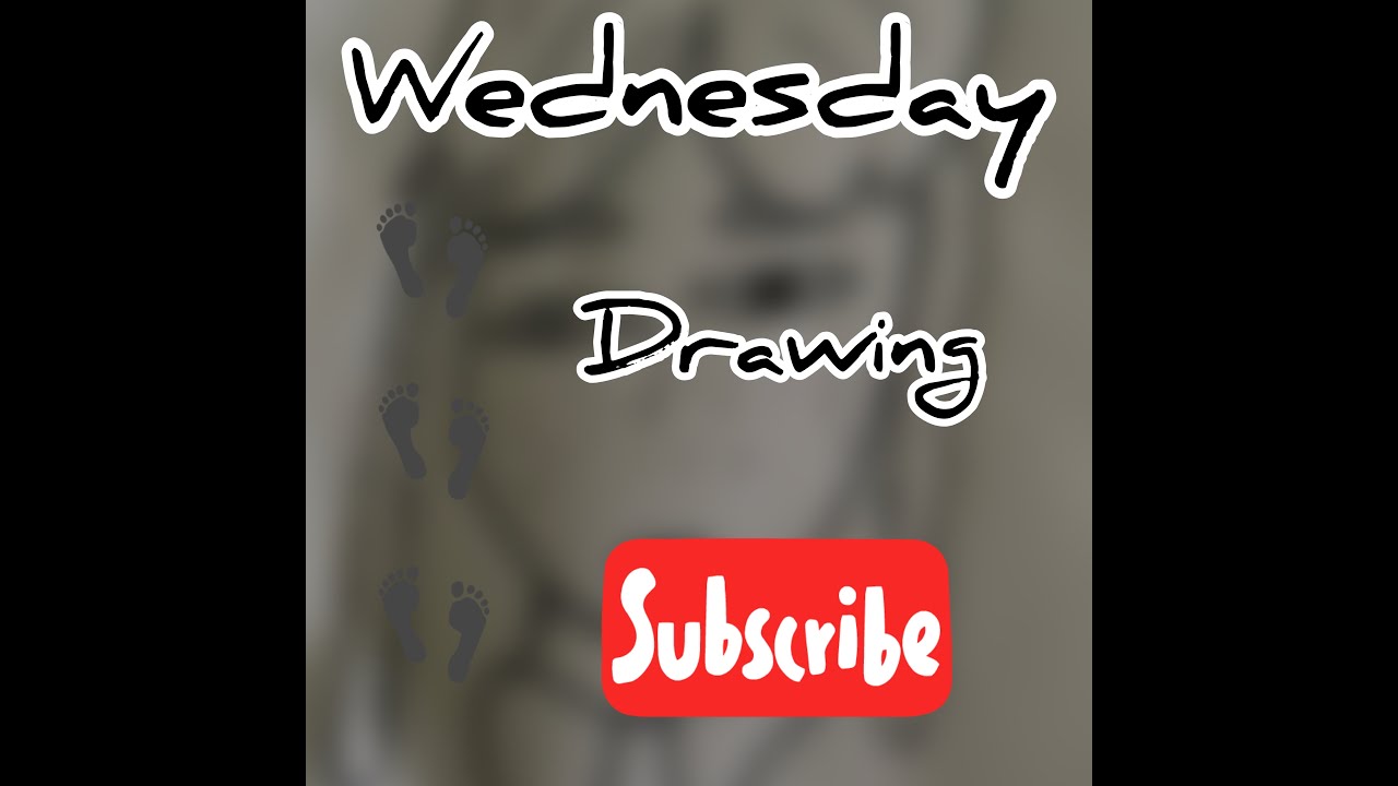 Drawing Wednesday Creative Cartoon Style ! - YouTube