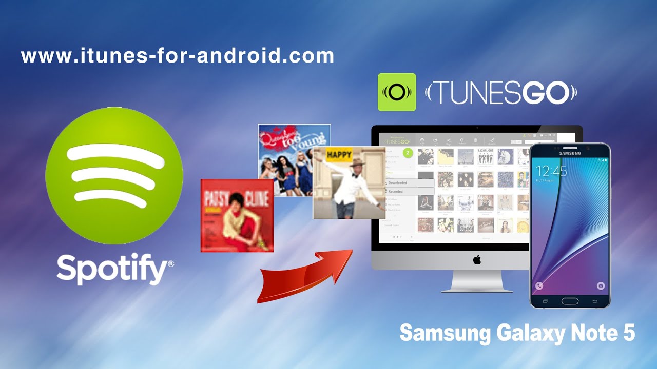 How to Free Download Music from Spotify to Samsung Galaxy Note 5 / Note ...