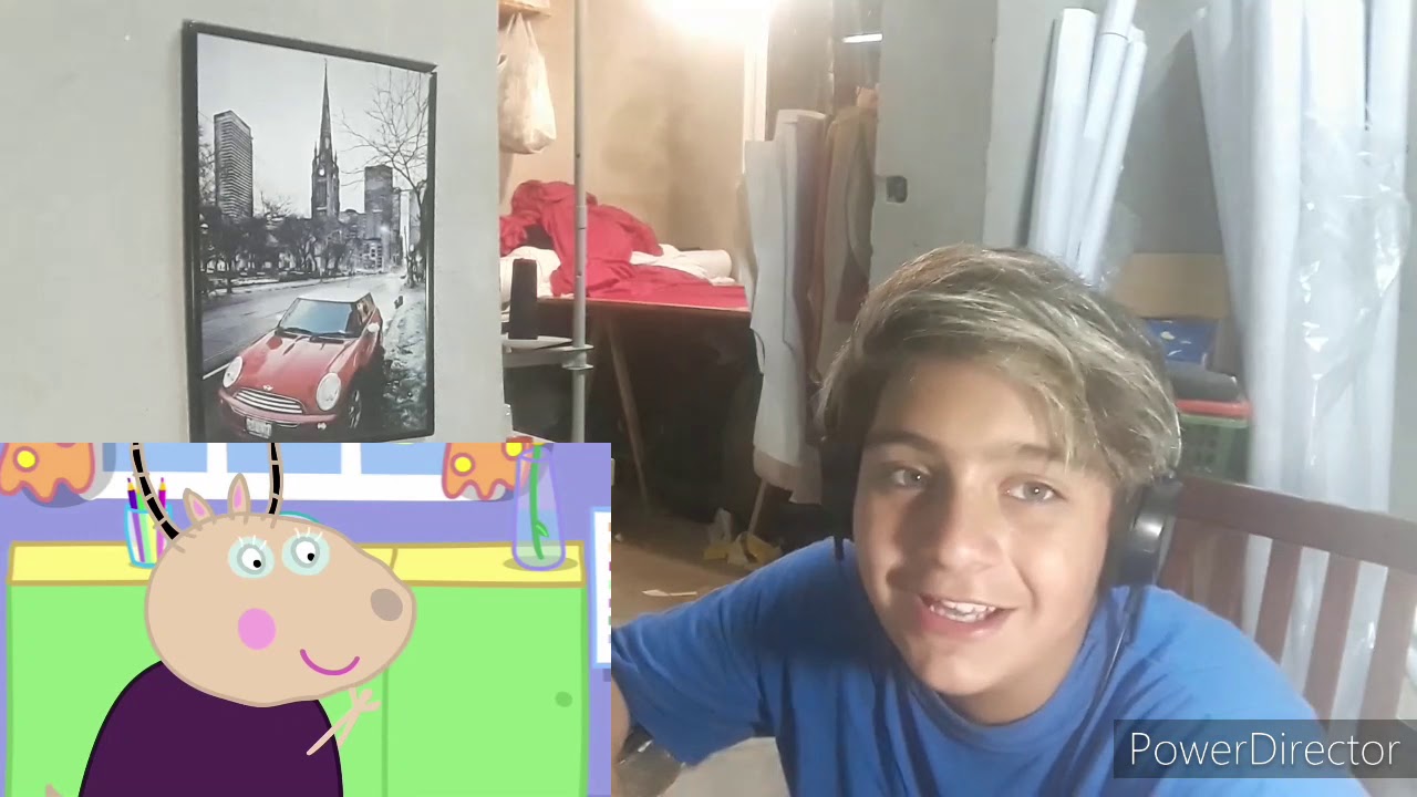 Pepa le enseña a george a hacer droga jaja |video reaccion - YouTube