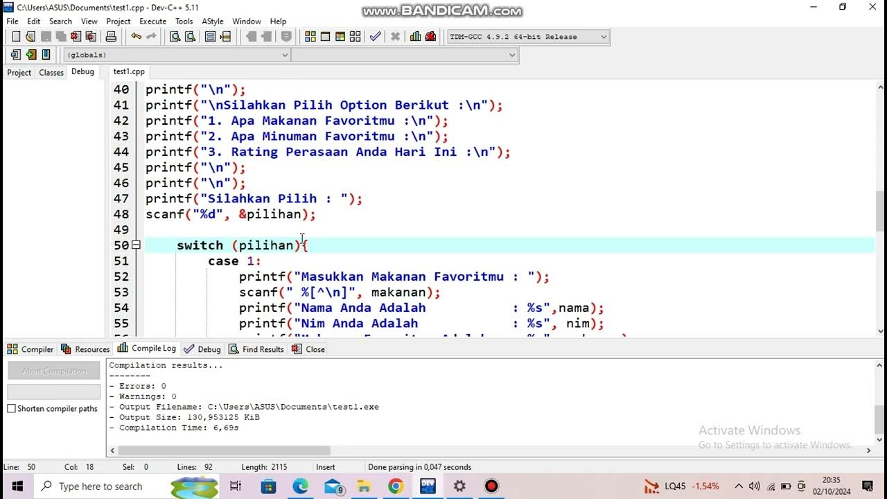 Tugas Coding - YouTube