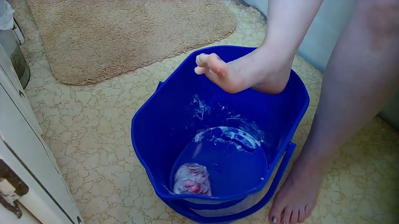 Slime Making - Feet - YouTube