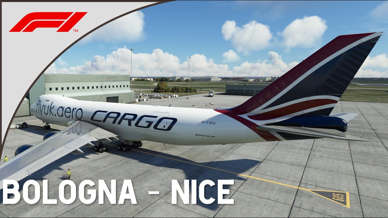 2023 F1 Season Cargo Operations | Bologna (LIPE) to Nice (LFMN) - YouTube