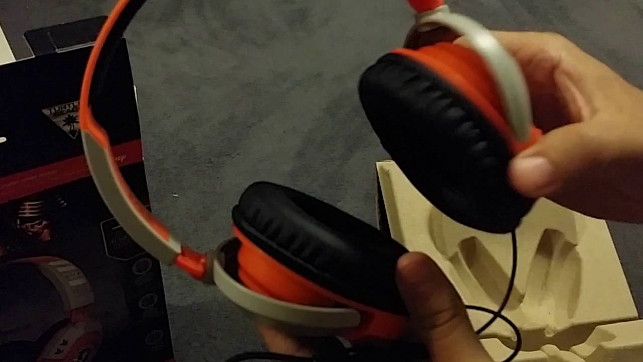 Star Wars X-Wing Pilot Headset Turtle Beach Gaming Headset Unboxing ...