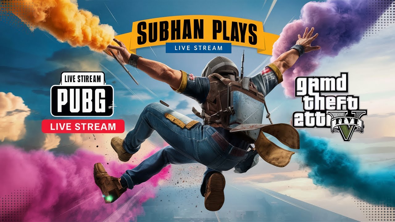 WE ARE LIVE WITH PUBG MOBILE AND GTA 5 ROLEPLAY IN NEON NIGHT RP # ...