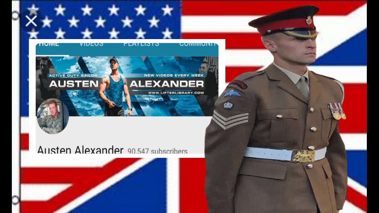 U.S Navy Vs British Army | Austen Alexander I challenge you! - YouTube