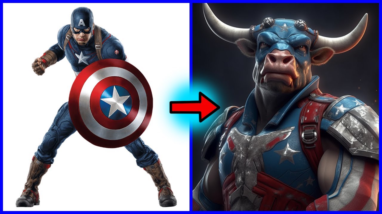 SUPERHEROES 🔥 but Bull 💥 All Characters (Marvel & DC). FULL VERSION ...