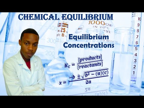 Chemical Equilibrium: How to find equilibrium concentrations with ...