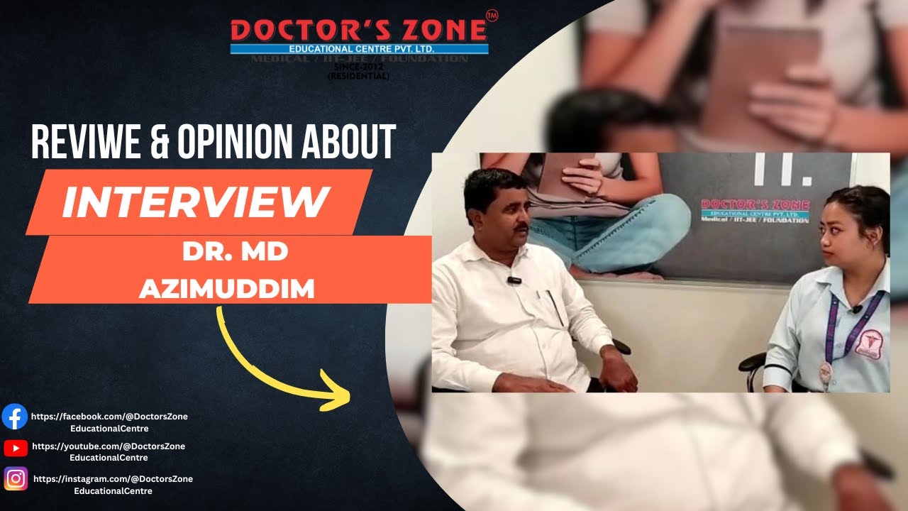 Dr. MD Azimuddim Interview in Doctor's Zone ( Chairman) in Azim ...