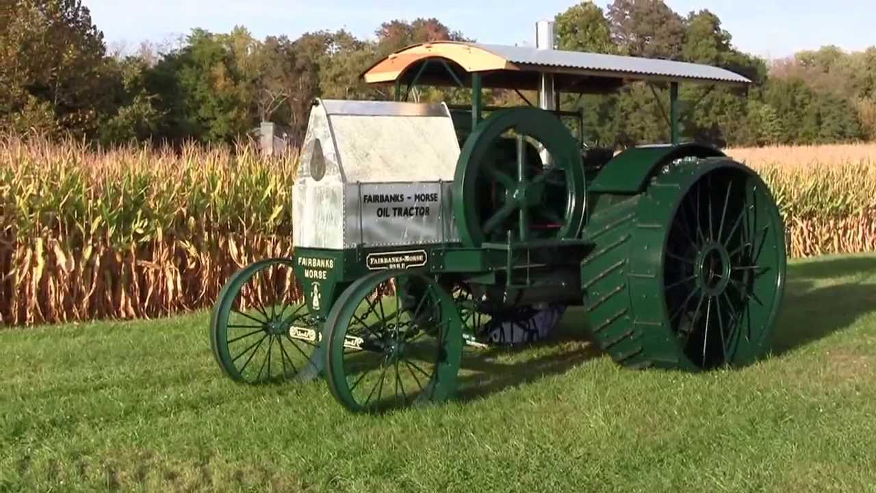 The last Ride Before 1913 Fairbanks Morse Tractor goes home - YouTube