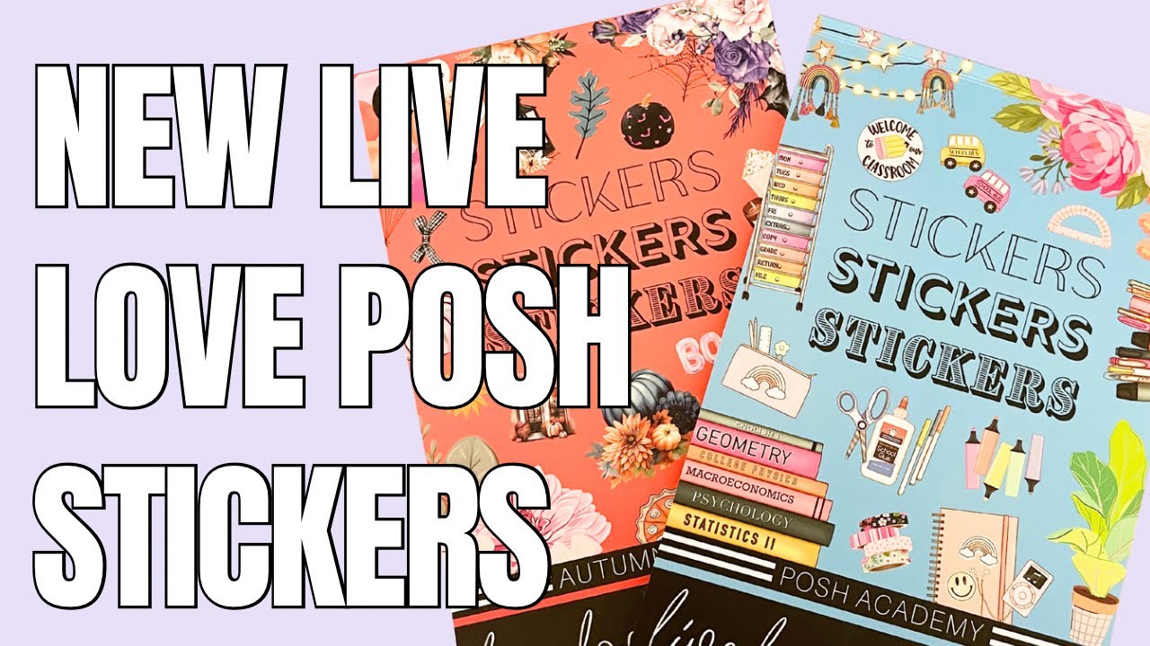 New Live Love Posh Fall Release Sticker Books | Fall Allure & Posh ...