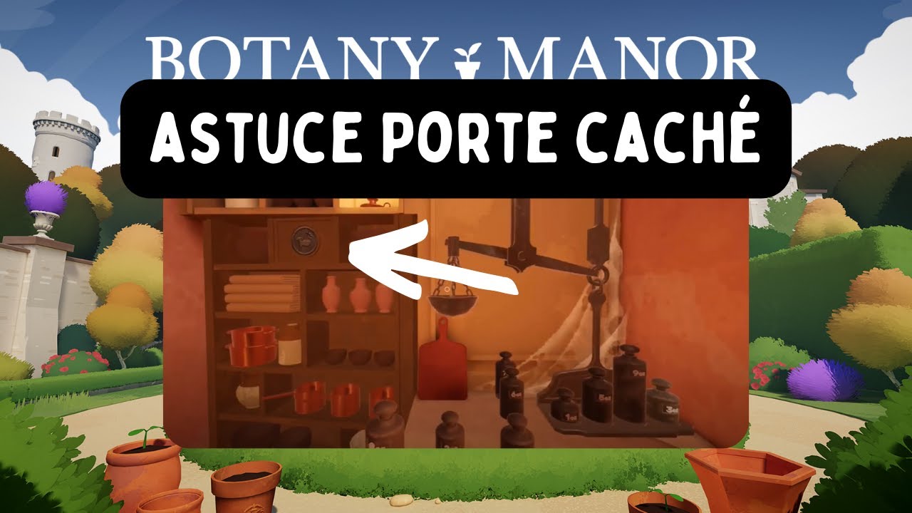 Botany Manor - Ouverture porte caché dans la cuisine - YouTube