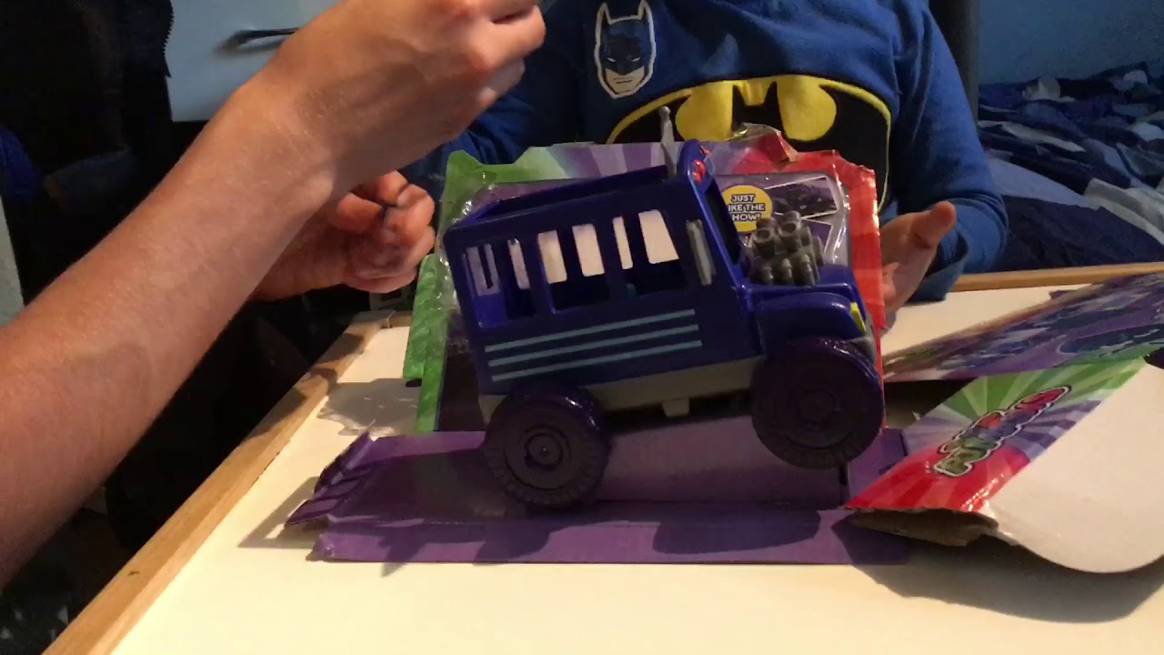 *NEW* PJ MASKS NIGHT NINJA BUS TOY OPENING - YouTube