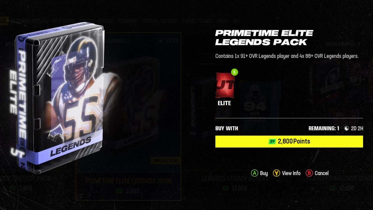 OPENING THE PRIMETIME ELITE LEGENDS PACK! - IS IT WORTH IT? - YouTube