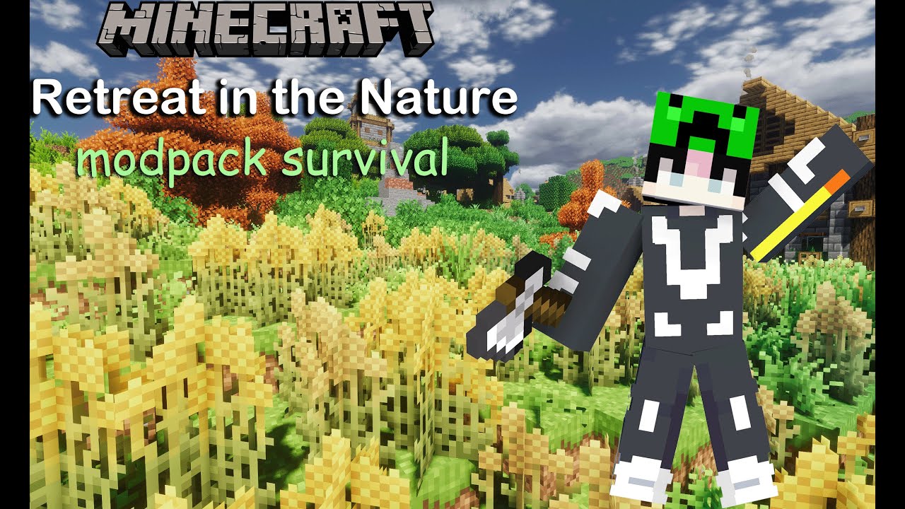 Minecraft Modpack Survival - Retreat in the Nature! | Episode 1 - YouTube