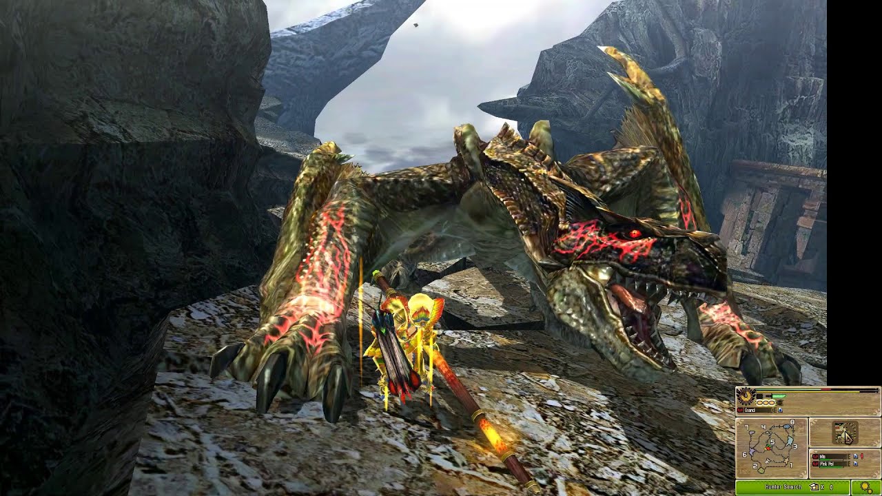 MH4U modded on Citra - Brute Tigrex - YouTube