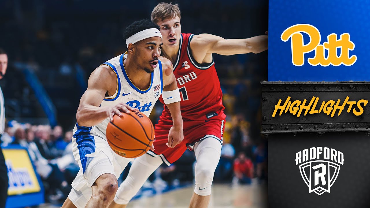 Pitt Men's Basketball beats Radford by 40 to start the season! - YouTube