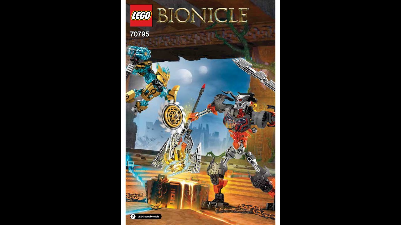 LEGO 70795 Mask Maker vs Skull Grinder Instructions LEGO BIONICLE 2015 ...
