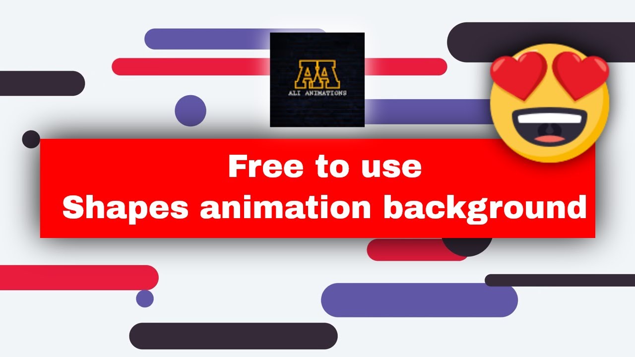 No Copyright Video, Amazing shapes Animated graphics Background - YouTube