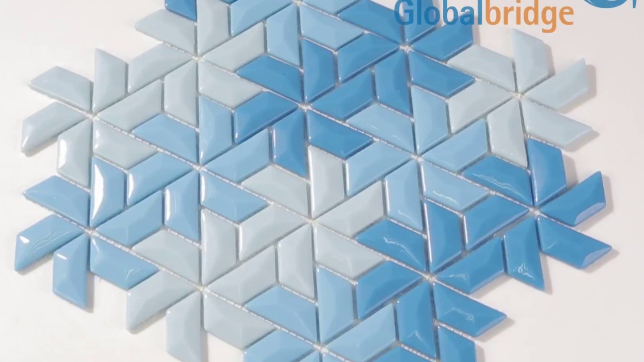 Global Bridge special design enamel glass mosaic--ME20IA series - YouTube