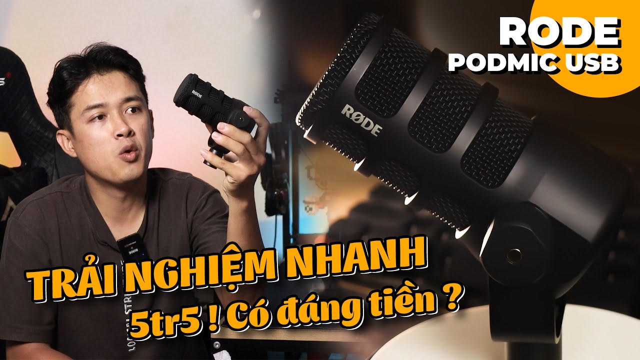 Khui hộp và đánh giá nhanh micro chuyên Podcast của nhà Rode | Review ...