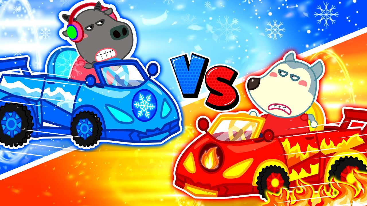 Wolfoo Plays with Monster Truck and Police Car Toys - WF Gaming - YouTube