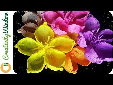 DIY Rounded-petal Paper Flower - YouTube
