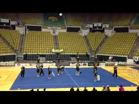 SELU Cheer Pre-nationals performance - YouTube