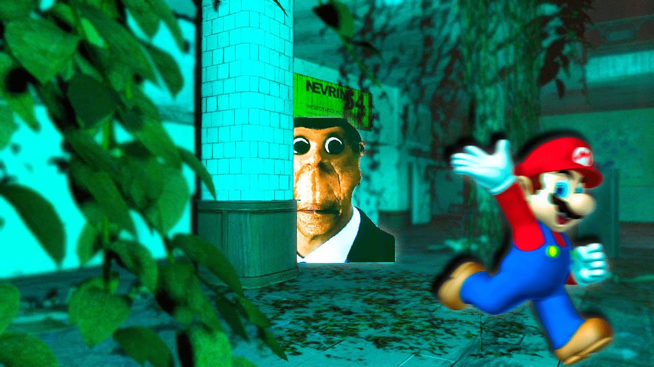 Obunga trying to catch up with Mario - YouTube
