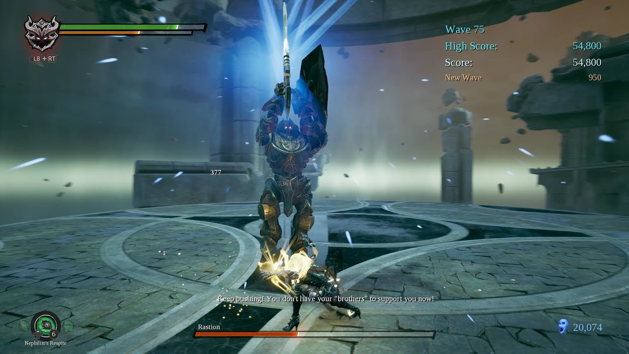 Darksiders 3: The Crucible DLC - Rastion, Forsaken Son of Light Boss ...