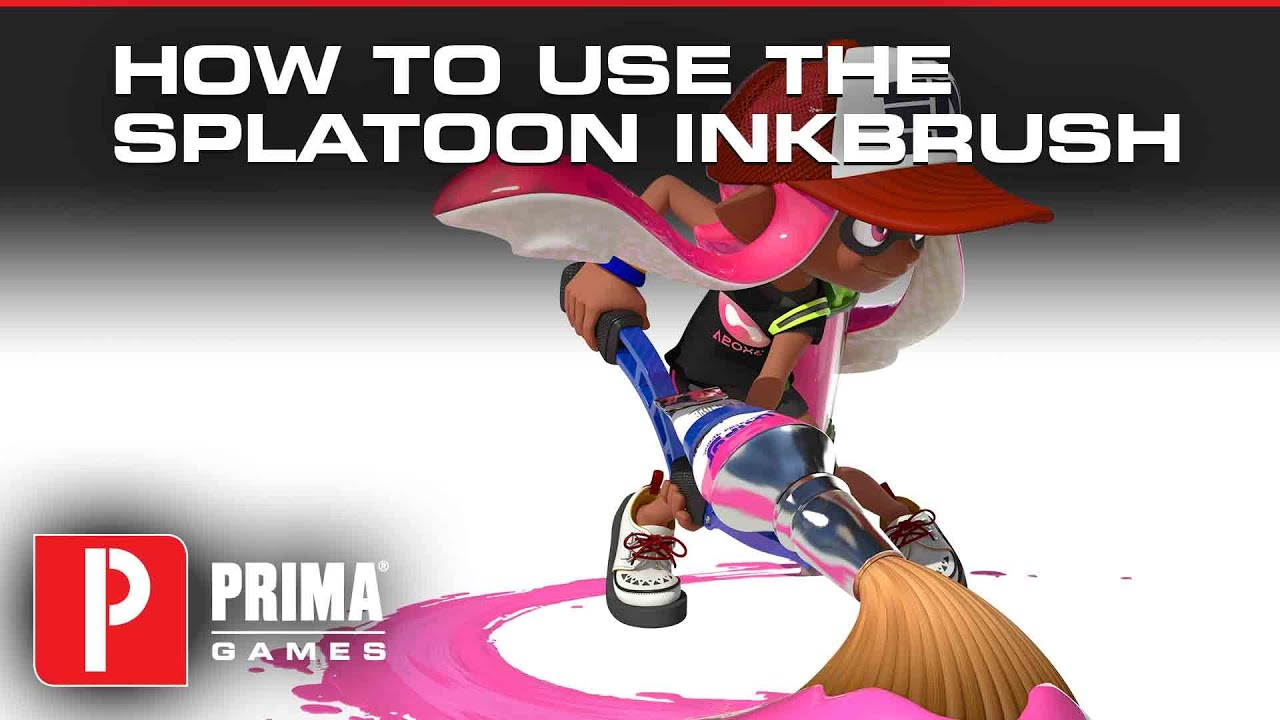 How to use the Splatoon Inkbrush - Just A Tip - YouTube