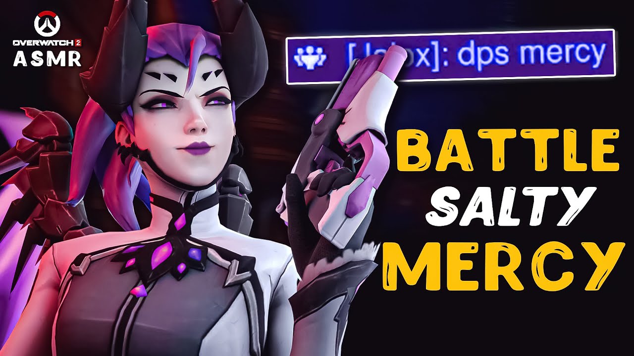 RELAXING BATTLE MERCY 🔫😈 OVERWATCH 2 ASMR Gaming 💕 Whispering, Soft ...