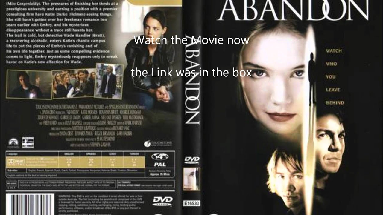 Abandon 2002 Movie information - YouTube