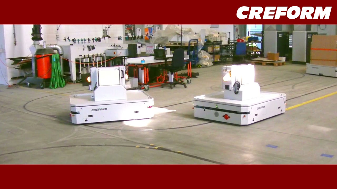 AGV operation example - YouTube