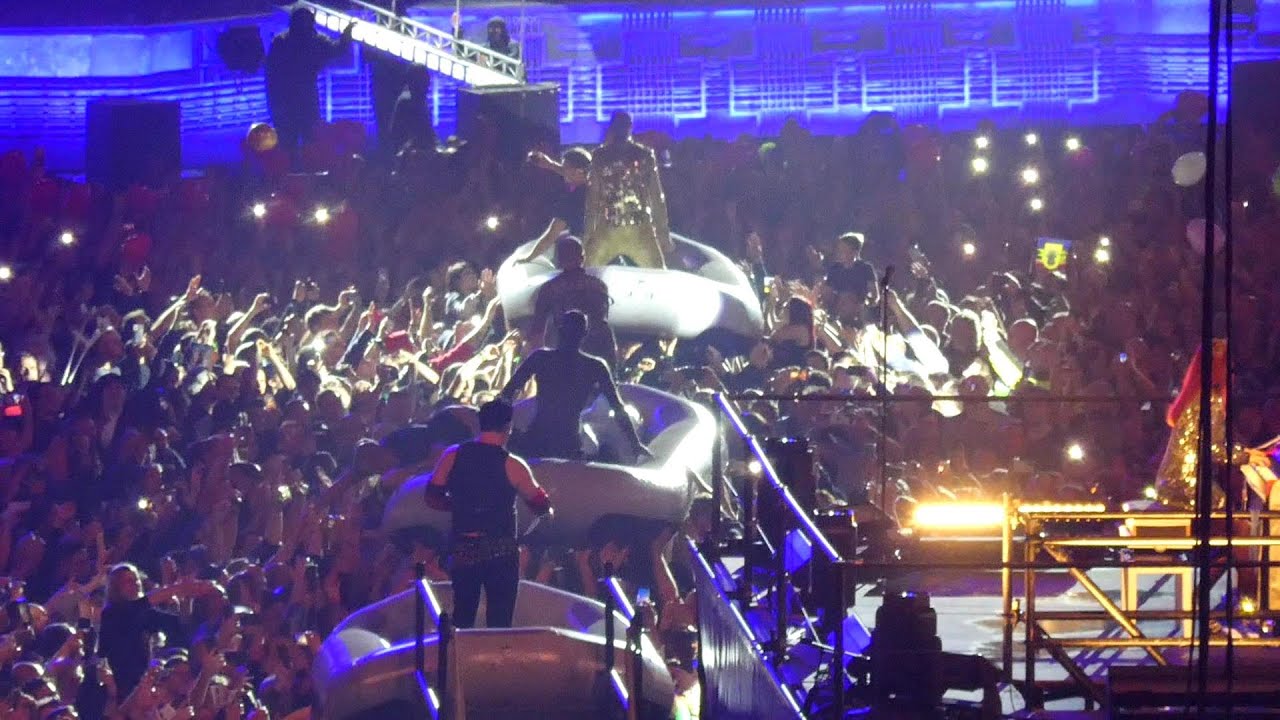 Rammstein, 2023-08-03, Brussel, Bruxelles, Engel, Crowd Surfing Boats ...
