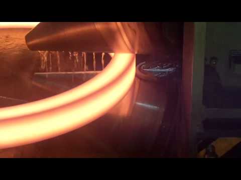 Full automatic KALTEK ring rolling machine - YouTube