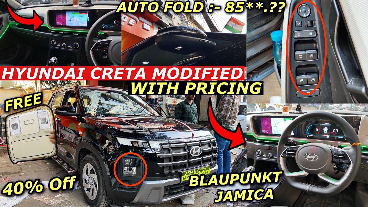2024 HYUNDAI CRETA BASE MODEL MODIFIED WITH PRICE | CRETA MODIFICATION ...