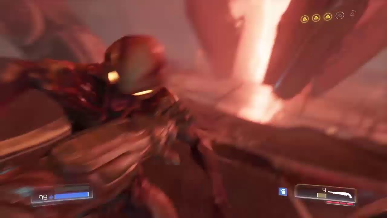 Smashing demons skulls in Doom pt 2 - YouTube