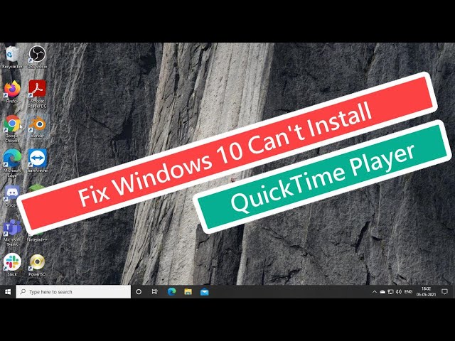 Install Quicktime On Windows 10 Youtube