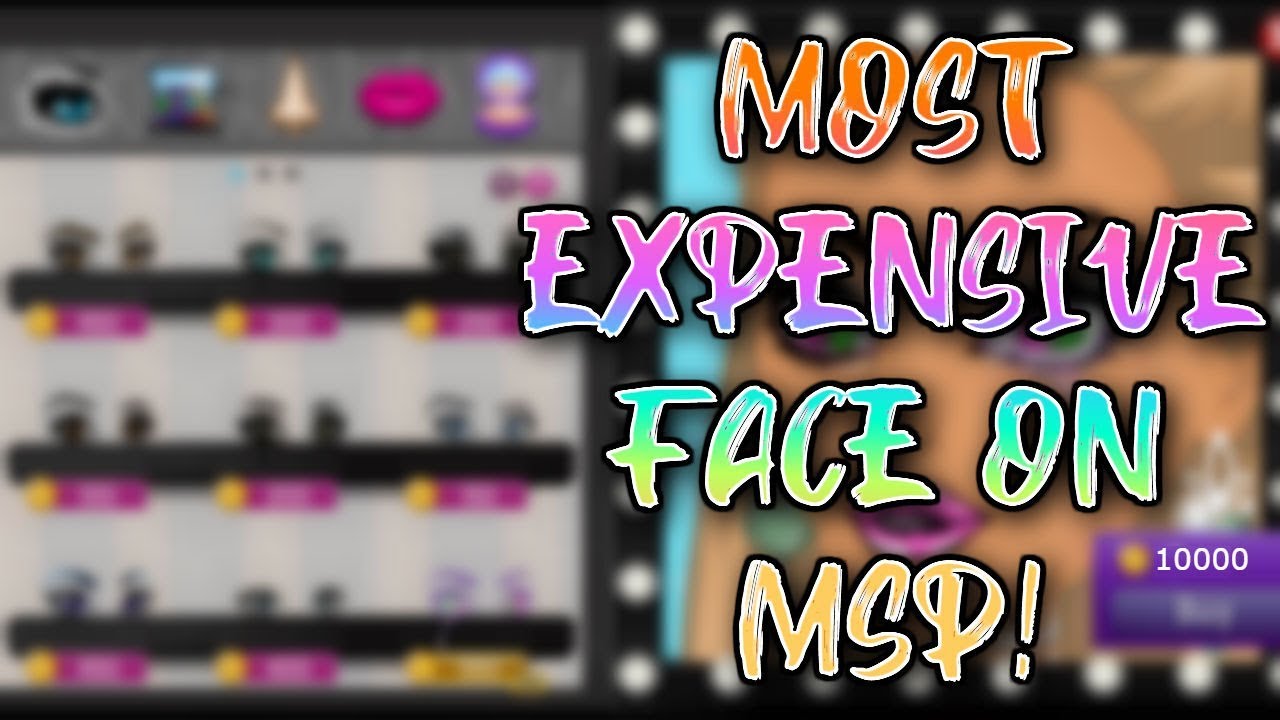 Buying & Wearing The Most Expensive Face On MSP! - YouTube