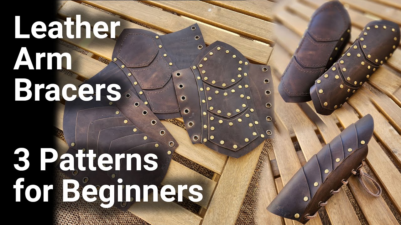 Arm Bracers Patterns for Beginners - 3 Easy to follow DIY PDF patterns ...
