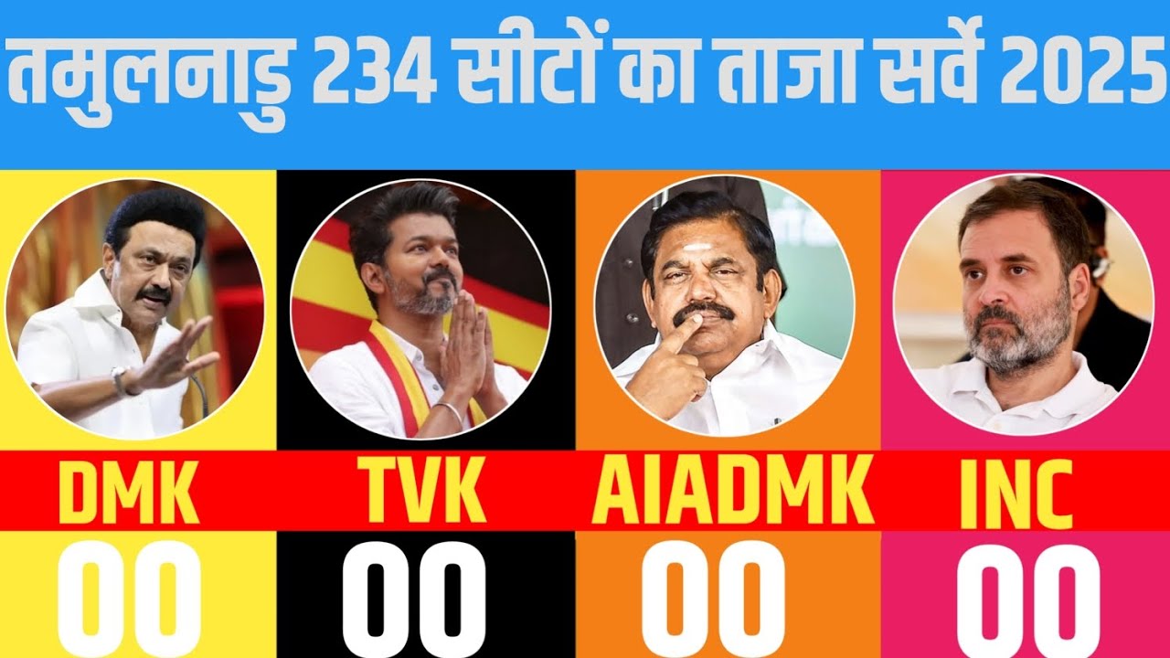 தமிழ்நாட்டின் அடுத்த முதல்வர் யார் DMK vs AIADMK 📈💐 Tamil Nadu Assembly ...