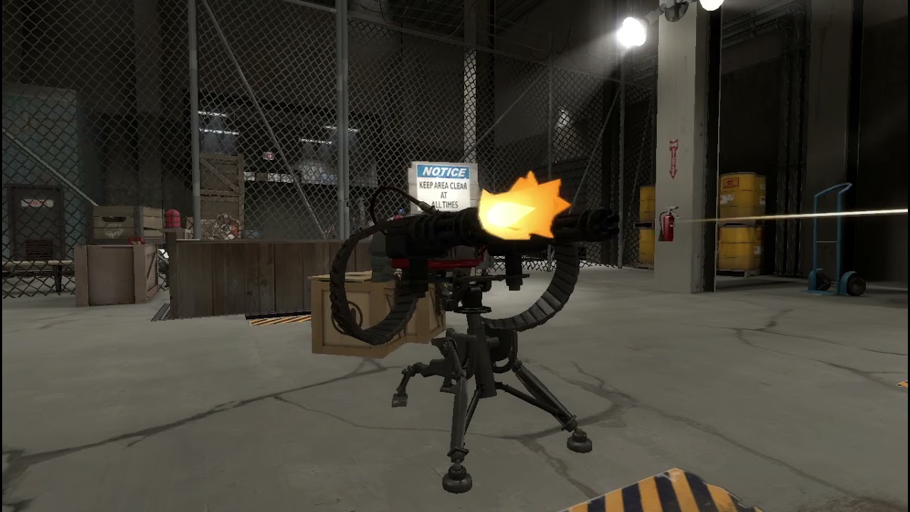TF2 level 2 Sentry Gun Shooting - YouTube