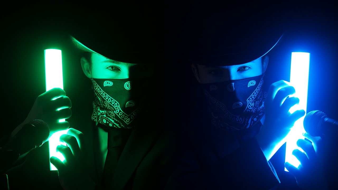 ASMR Visual light triggers 💡 follow the light 🔦 light tapping and ...